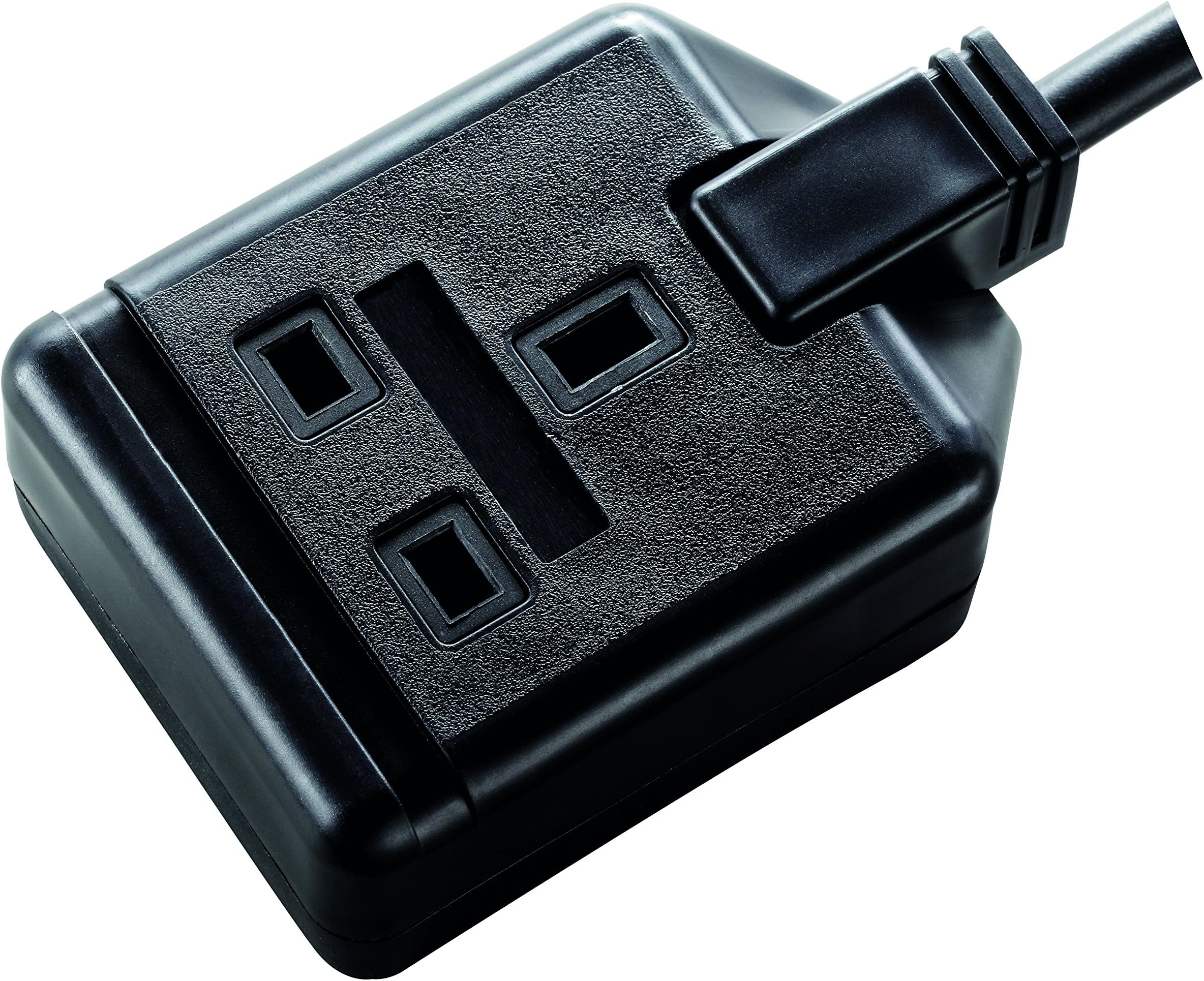 Masterplug Heavy Duty Single Socket Extension Lead, 10 Metres, Black ...