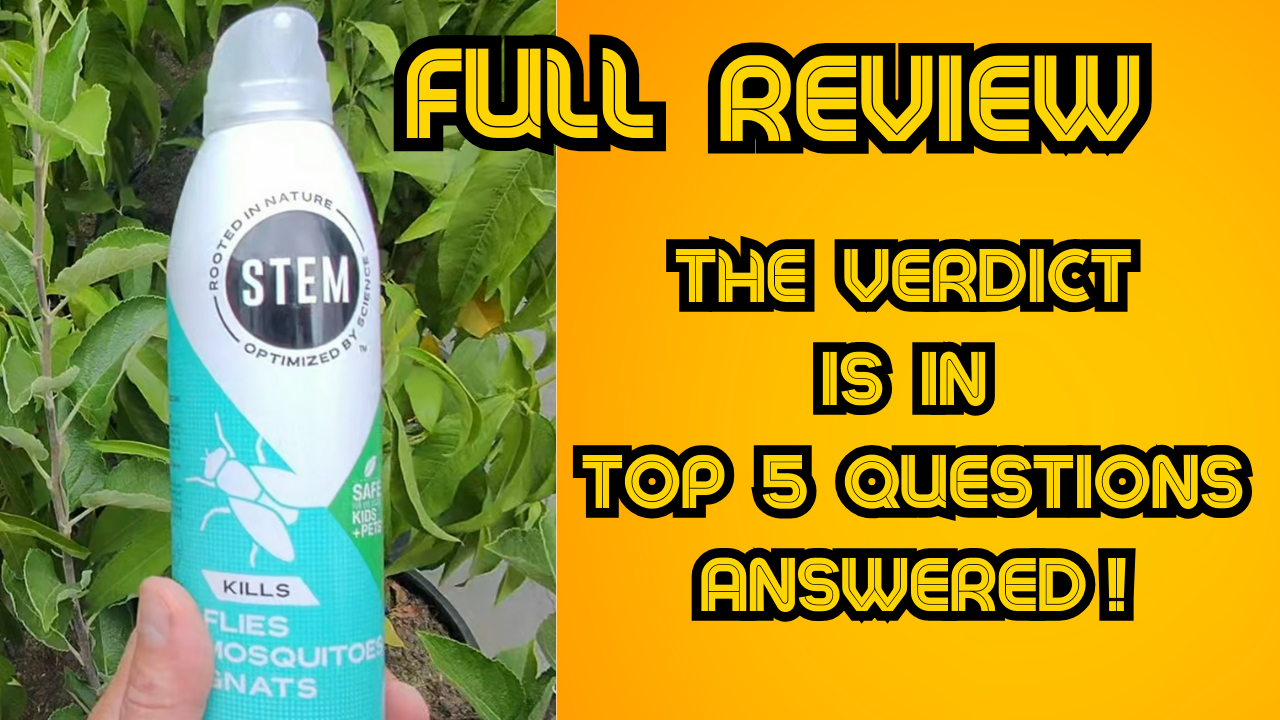 Watch Review - Stem Bug Spray - Top 5 Questions Answered! on Amazon Live