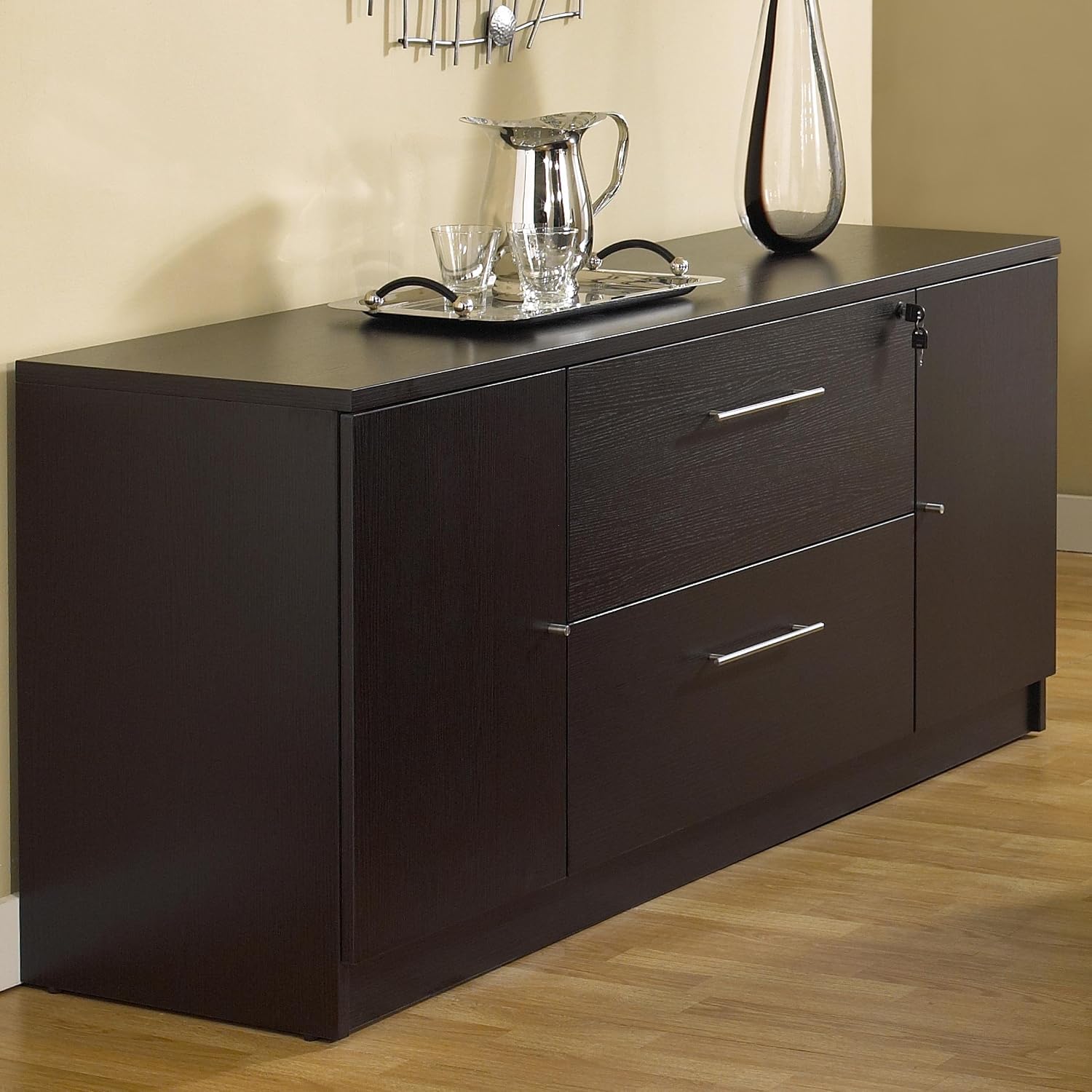 Amazon.com: 100 Series Credenza in Espresso : Home & Kitchen