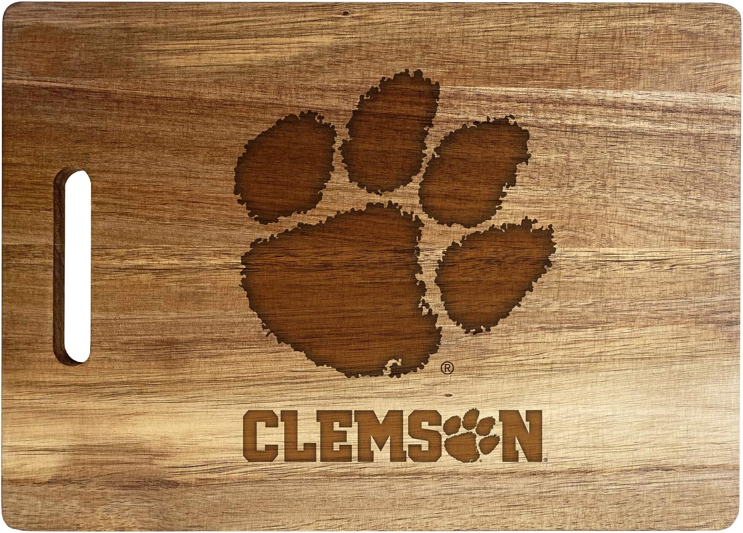 Amazon.com: Clemson Tigers Engraved Wooden Cutting Board 10" x 14 ...