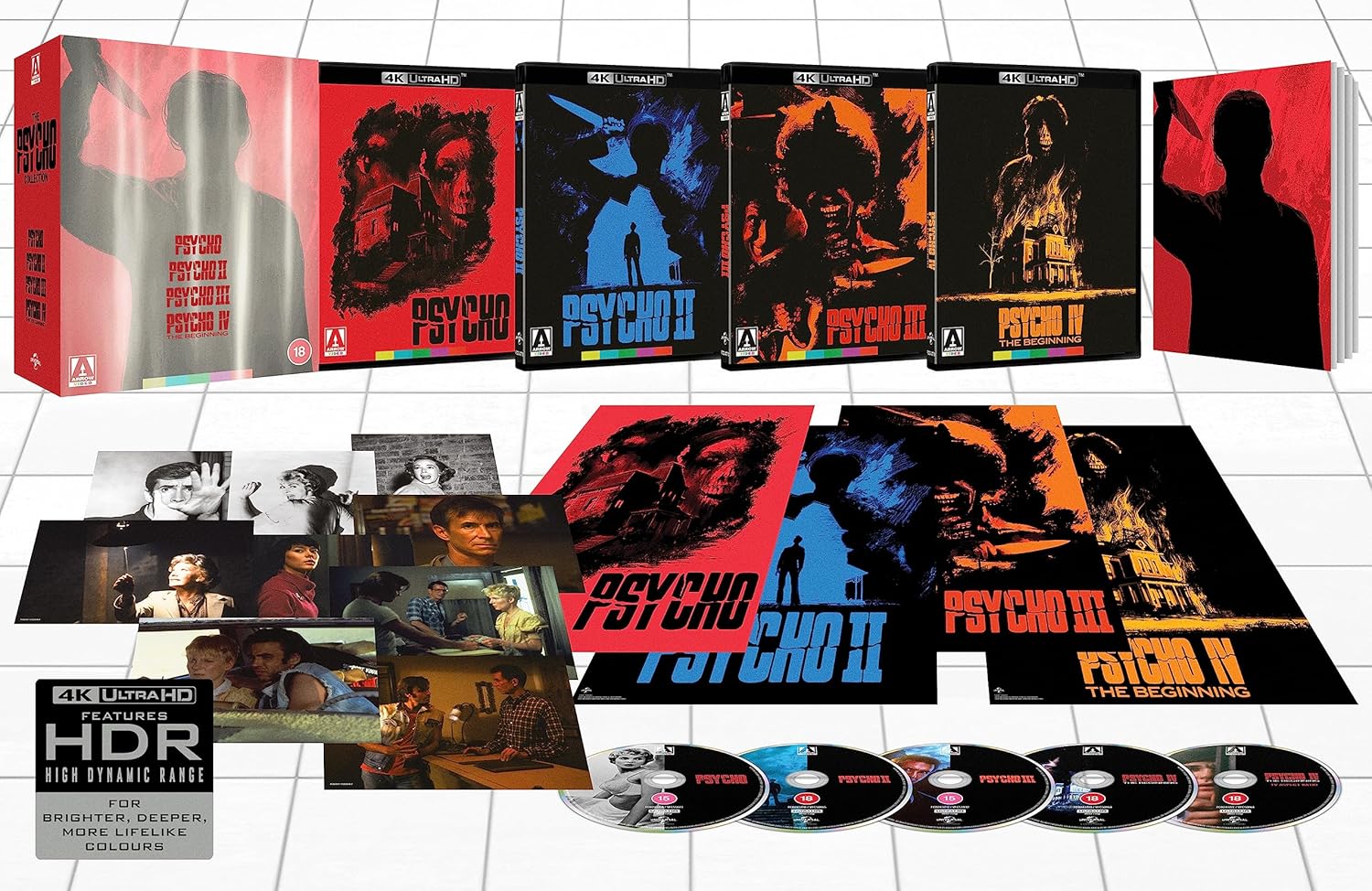 Amazon.com: Psycho Collection (Includes Poster, Postcards, and Book ...