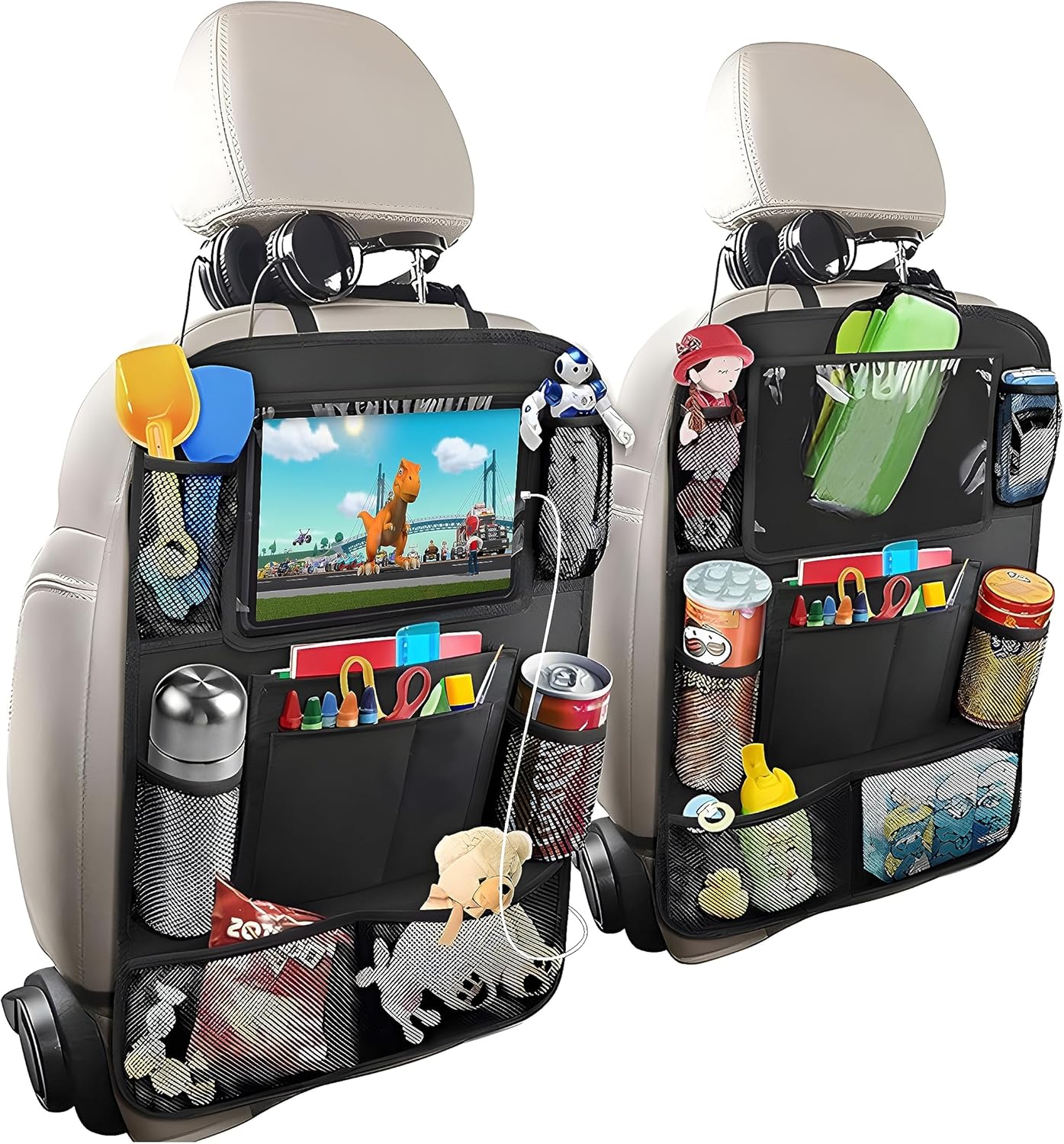 Amazon.com: OZKAYA 2 pack Car Backseat Organizer Upgraded Version ...