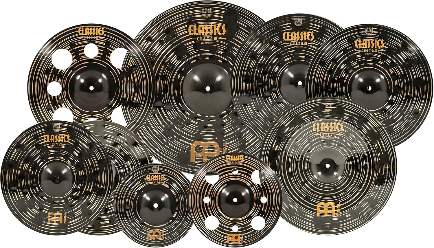 Amazon.com: Meinl Cymbals Classics Custom Dark Expanded Cymbal Set Box ...