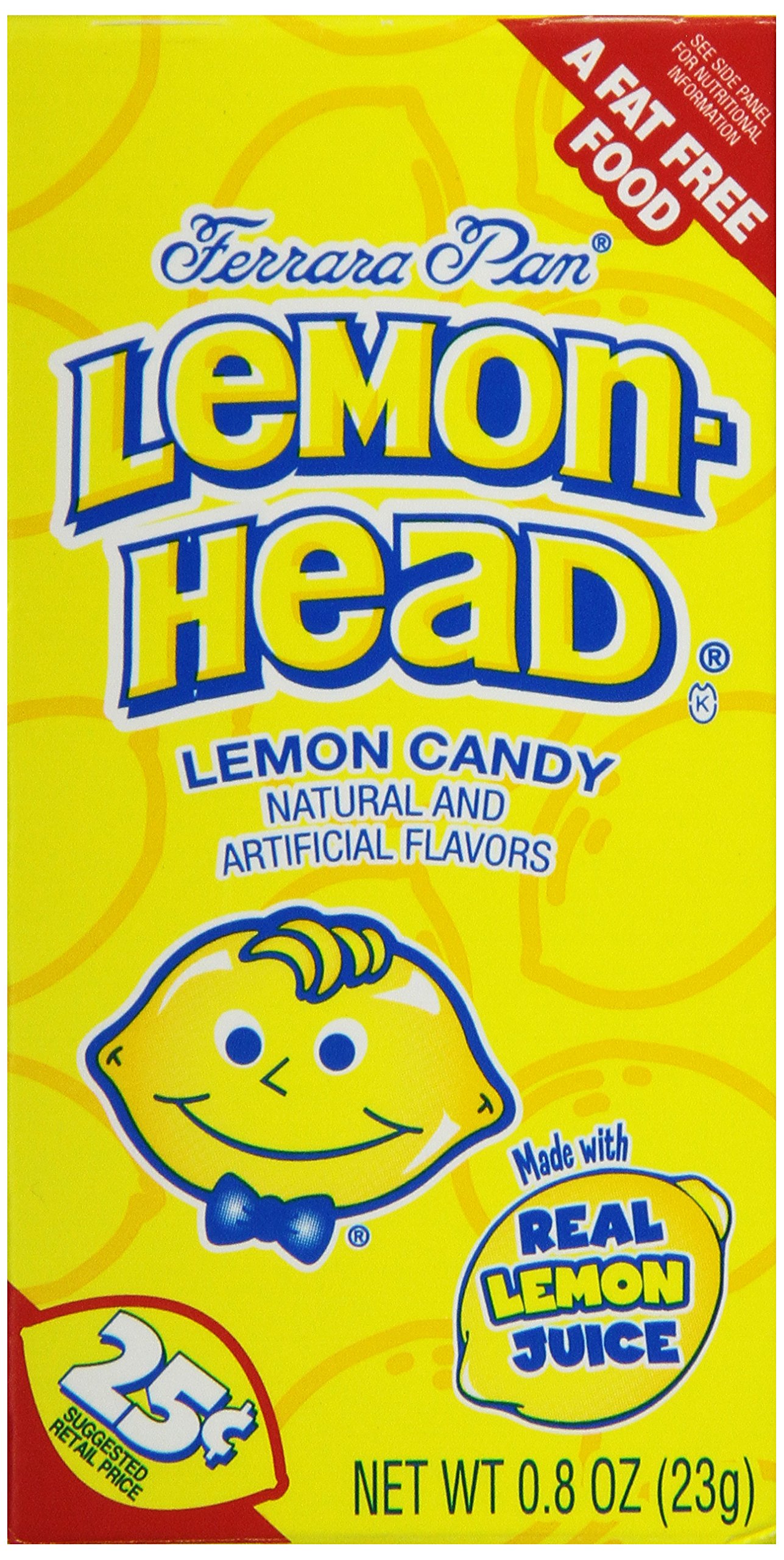 Amazon.com : Ferrara Pan Candy Lemonhead, 0.8-Ounce,24-Count Box (Pack ...