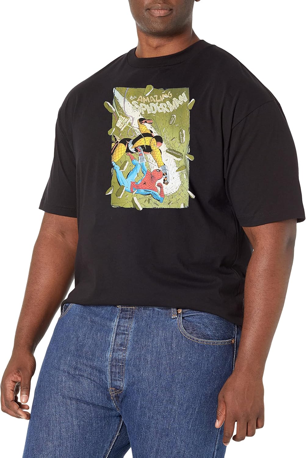 Amazon.com: Marvel Big & Tall Classic Shocker Rocker Men's Tops Short ...