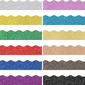 Amazon.com: Containlol 236 ft Colorful Bulletin Board Borders Classroom ...