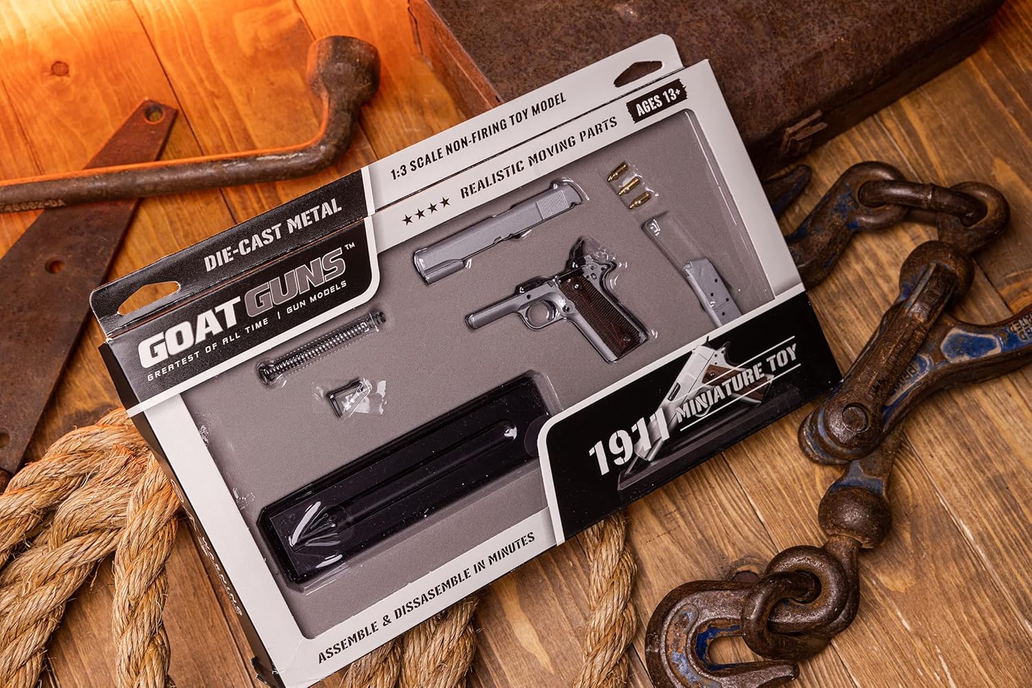 Silver Miniature 1911 Model Kit - 1:2.5 Scale Die Cast Metal in Nepal ...