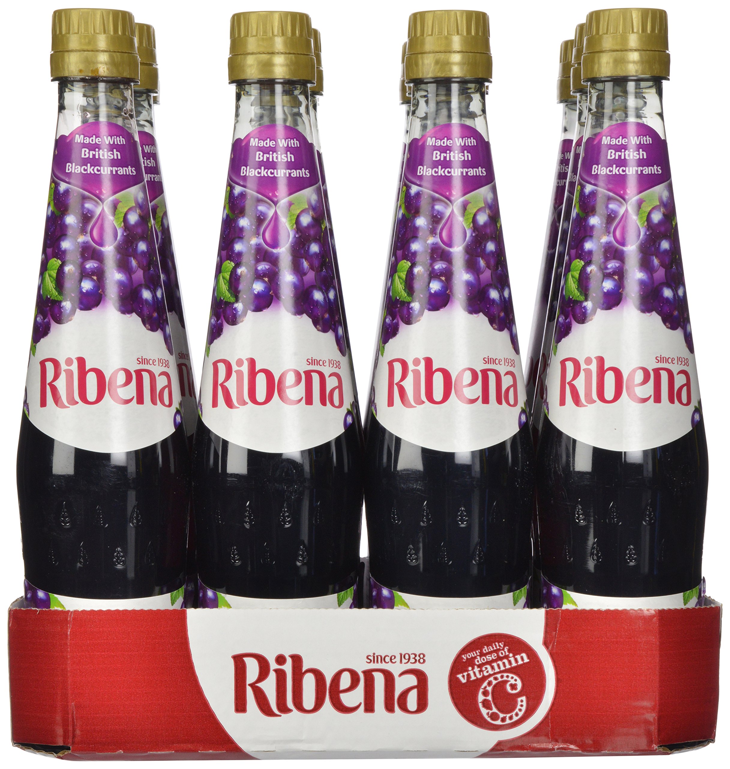 Ribena Original Blackcurrant Drink 600 Ml Bottle Pack Of 12 ...