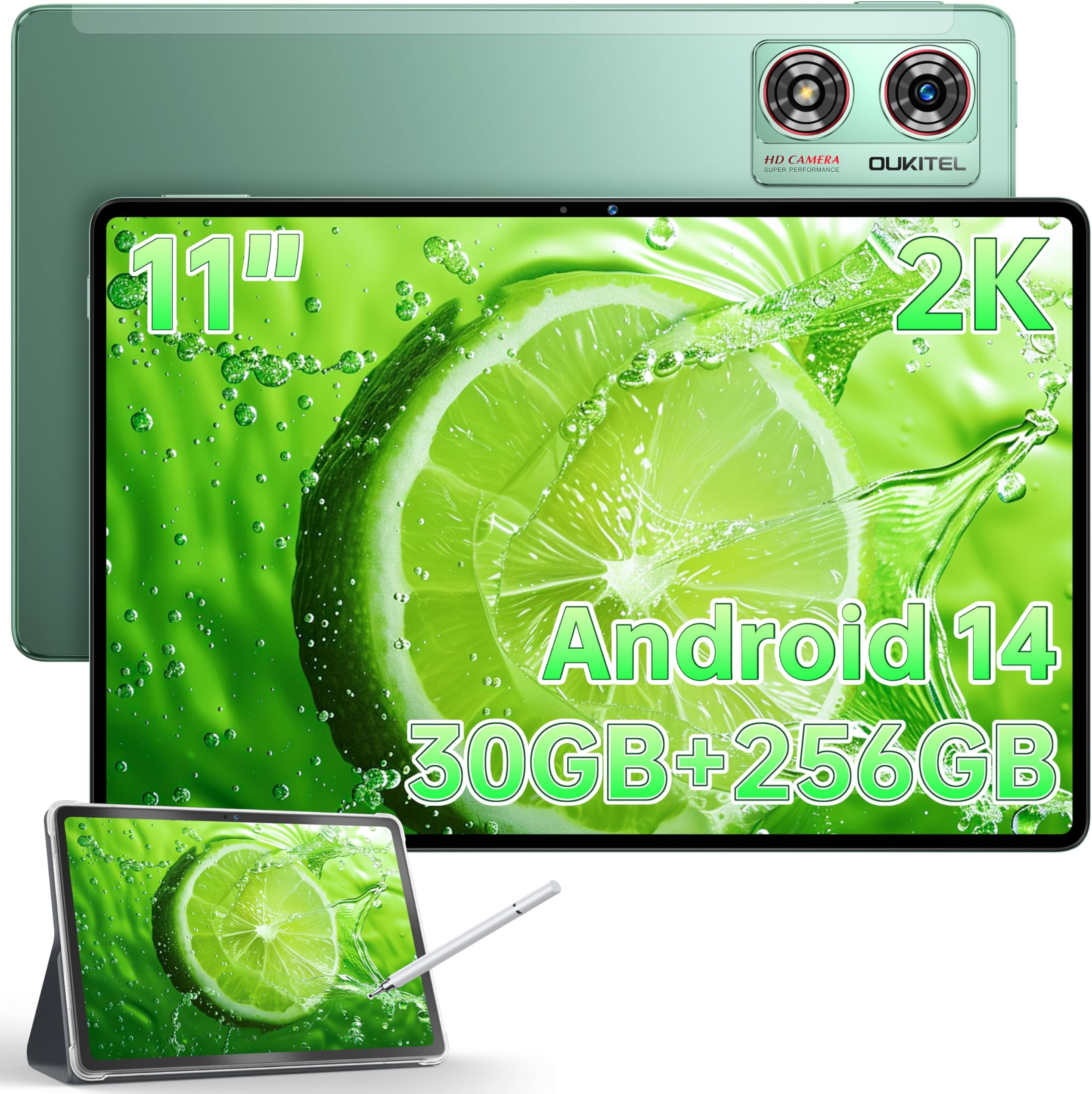 Blackview Tab 16 Pro Tablet Android 14, 24GB RAM + 256GB ROM Gaming ...