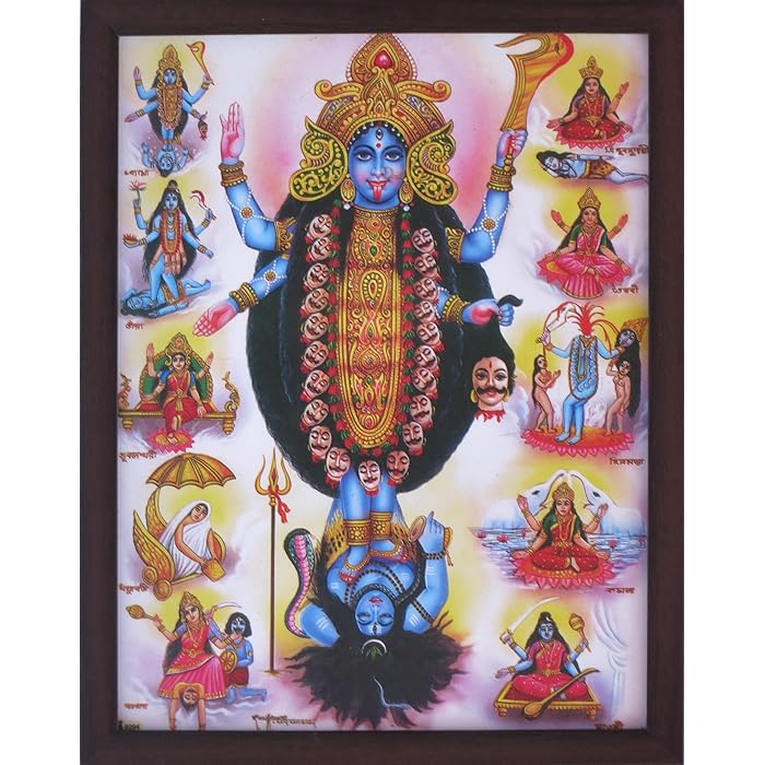 Buy Handicraft Store Goddess Maa Kali with her Eleven roopa, A Rare ...