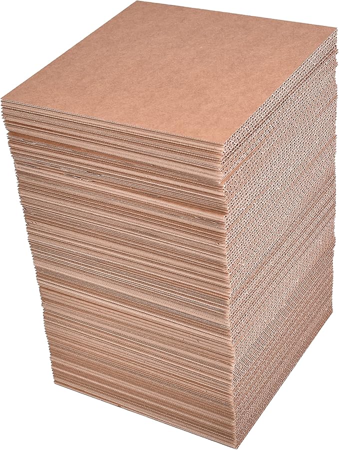 Pack of 100 cardboard stiffeners for protecting 7” vinyl records ...