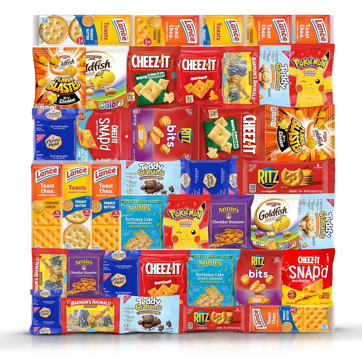 Amazon.com: Crackers Variety Pack Individually Wrapped Assortment ...