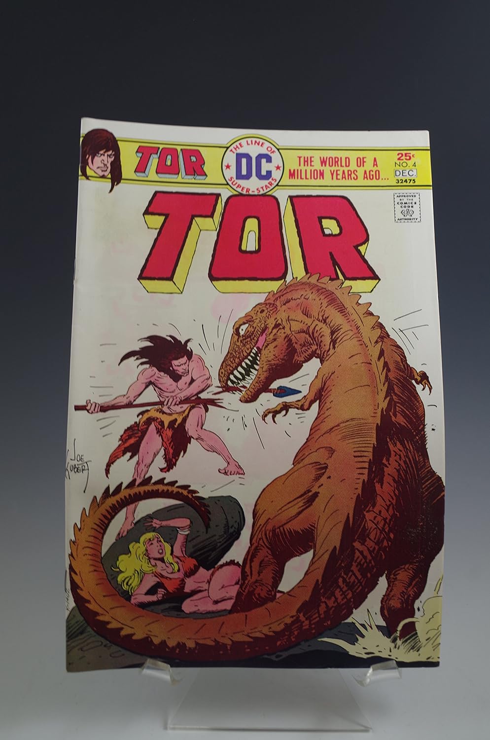 TOR #4 THE WORLD OF A MILLION YEARS AGO DC COMICS BOOK 1975: KUBERT ...