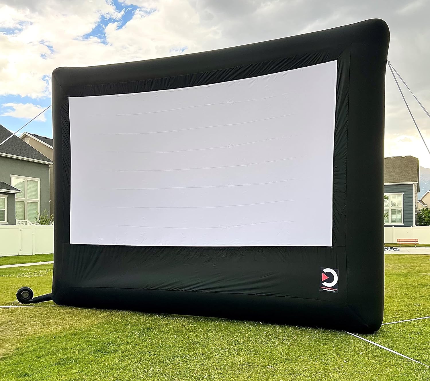 Amazon.com: Elite Outdoor Inflatable Screen -True 17x10 Front/Rear ...