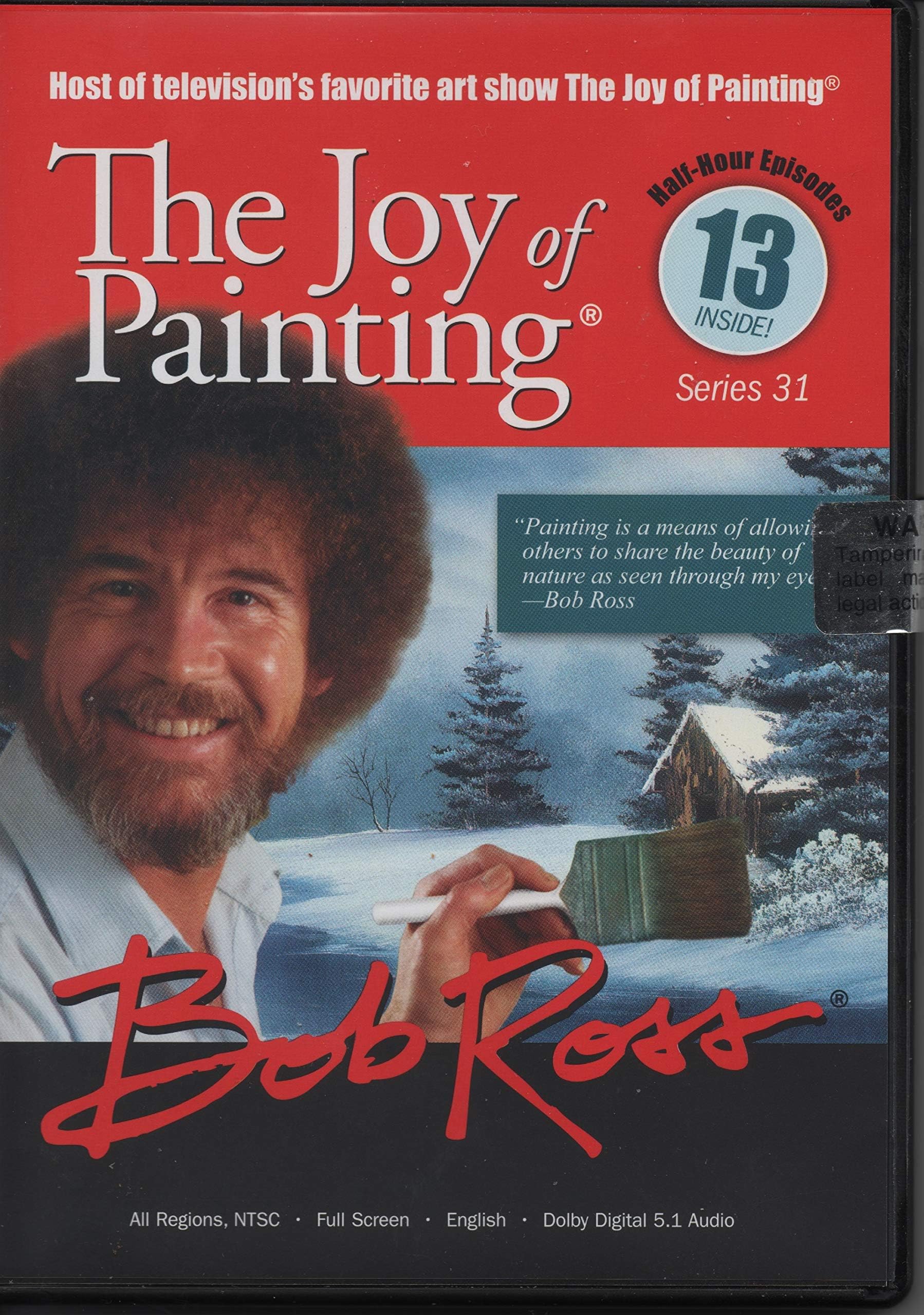 Amazon.com: Bob Ross DVD Joy of Painting Series 30: The Joy Of Painting ...
