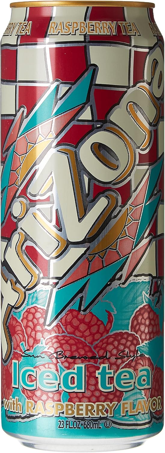 Arizona Thé glaçé Raspberry Canettes 24 x 680 ml : Amazon.fr: Epicerie