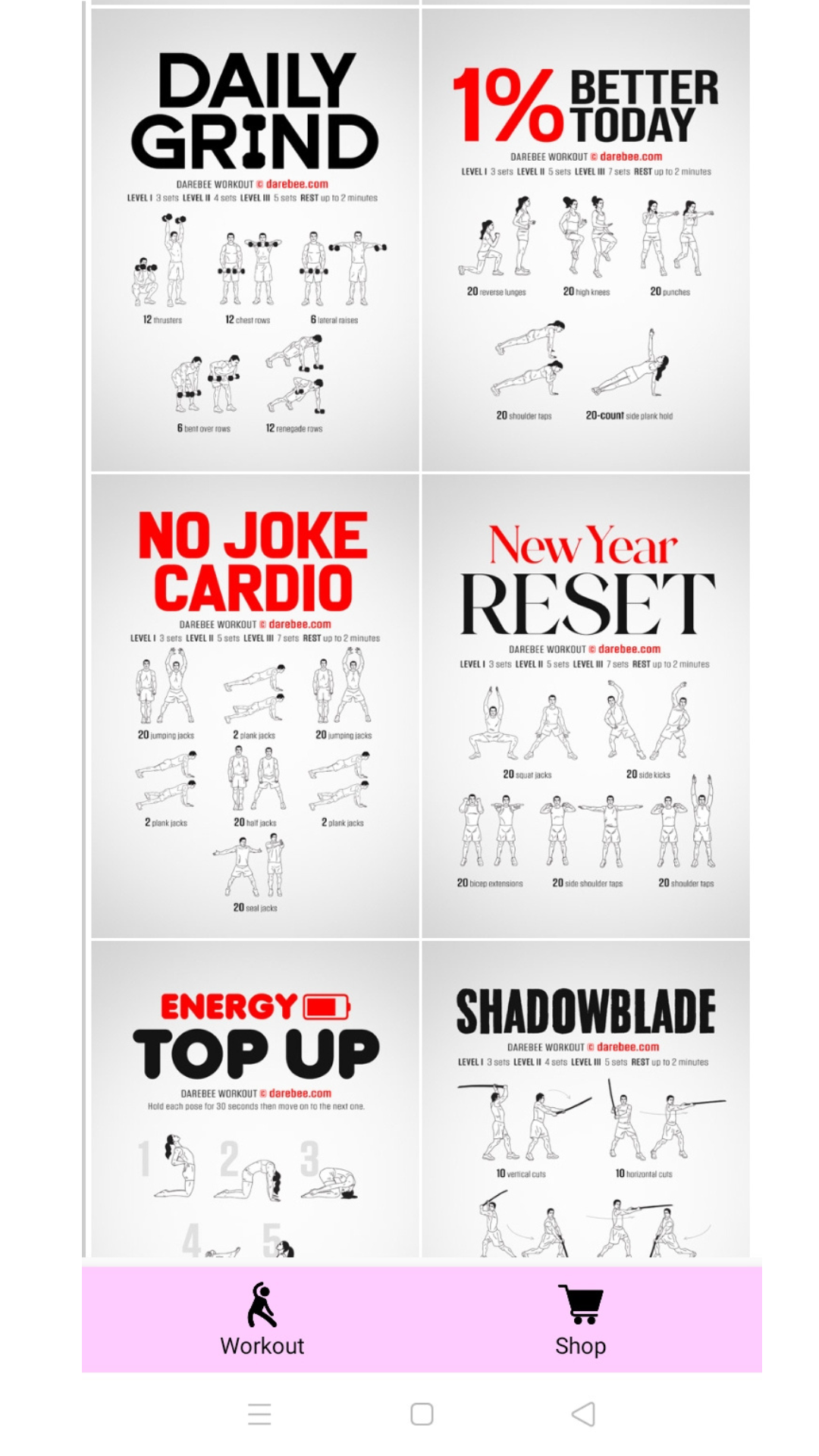 Darebee workout app - App on Amazon Appstore