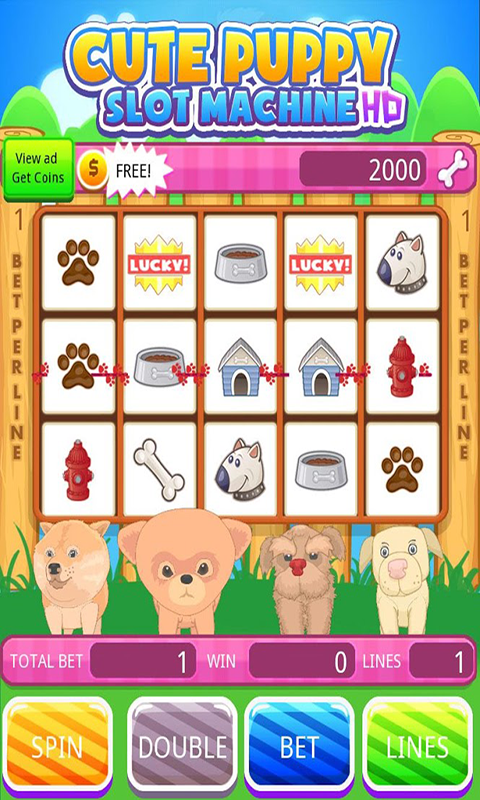 Cute Puppy Slot Machines - Application sur Amazon Appstore
