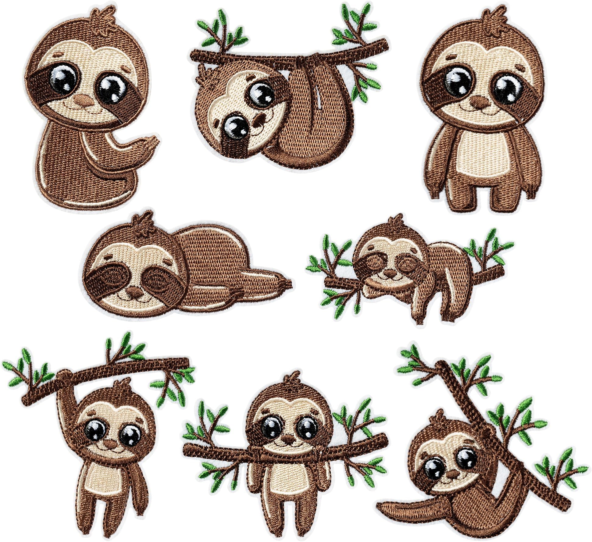 Amazon.com: PatchMommy Sloth Patch, Iron On/Sew On - Appliques for Kids ...
