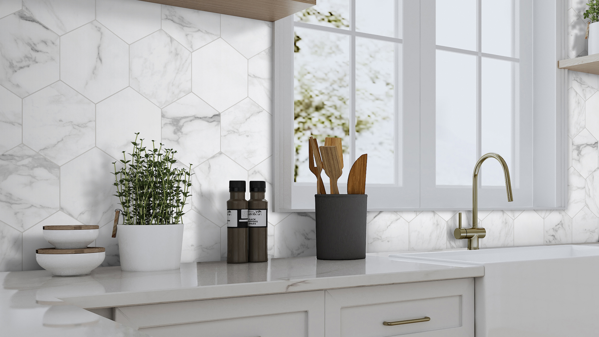 Marble Backsplash Tile