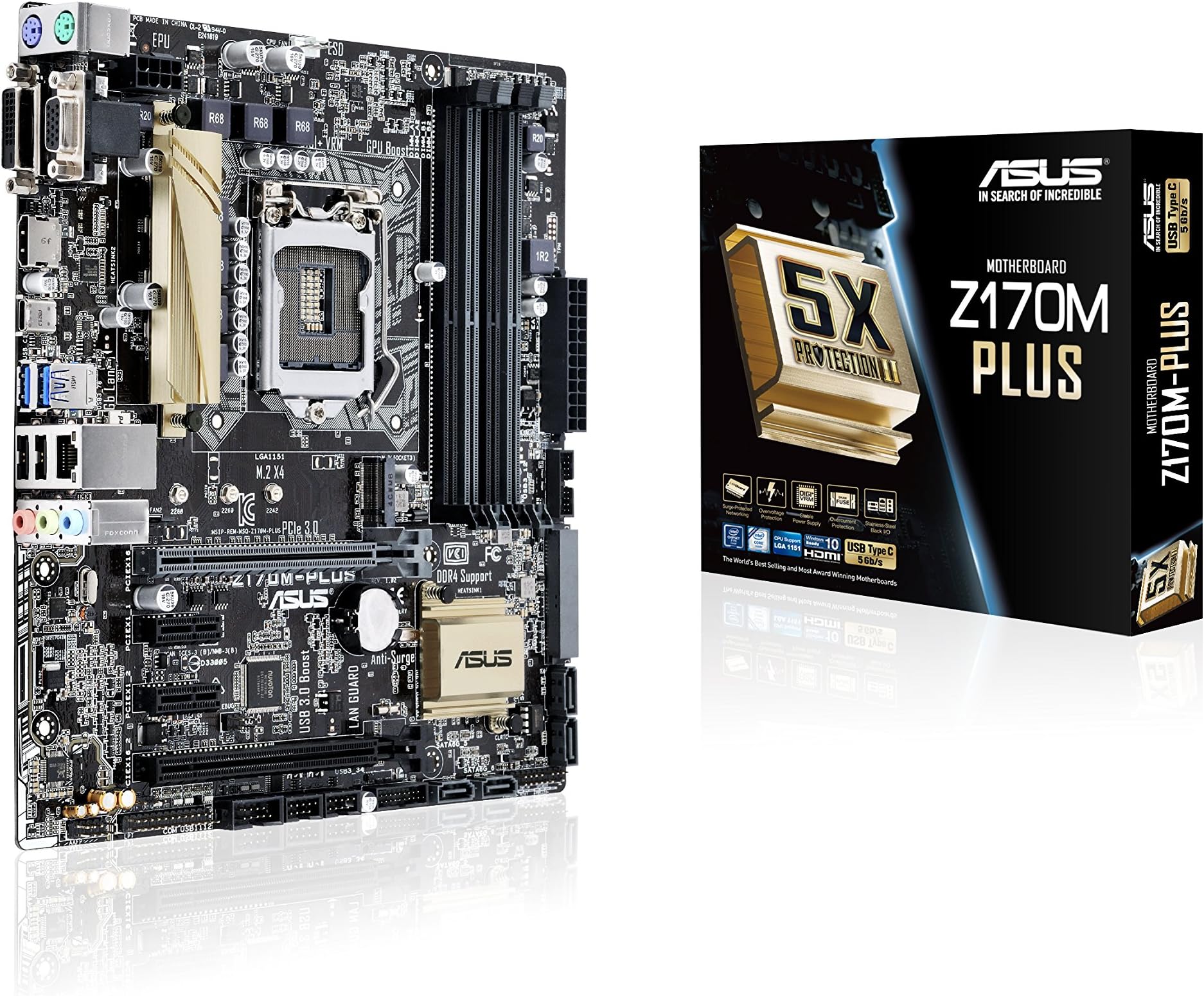 Amazon | ASUSTeK Intel Z170搭載 第6世代Core i7(Socket LGA1151)対応 USB3.0Type ...