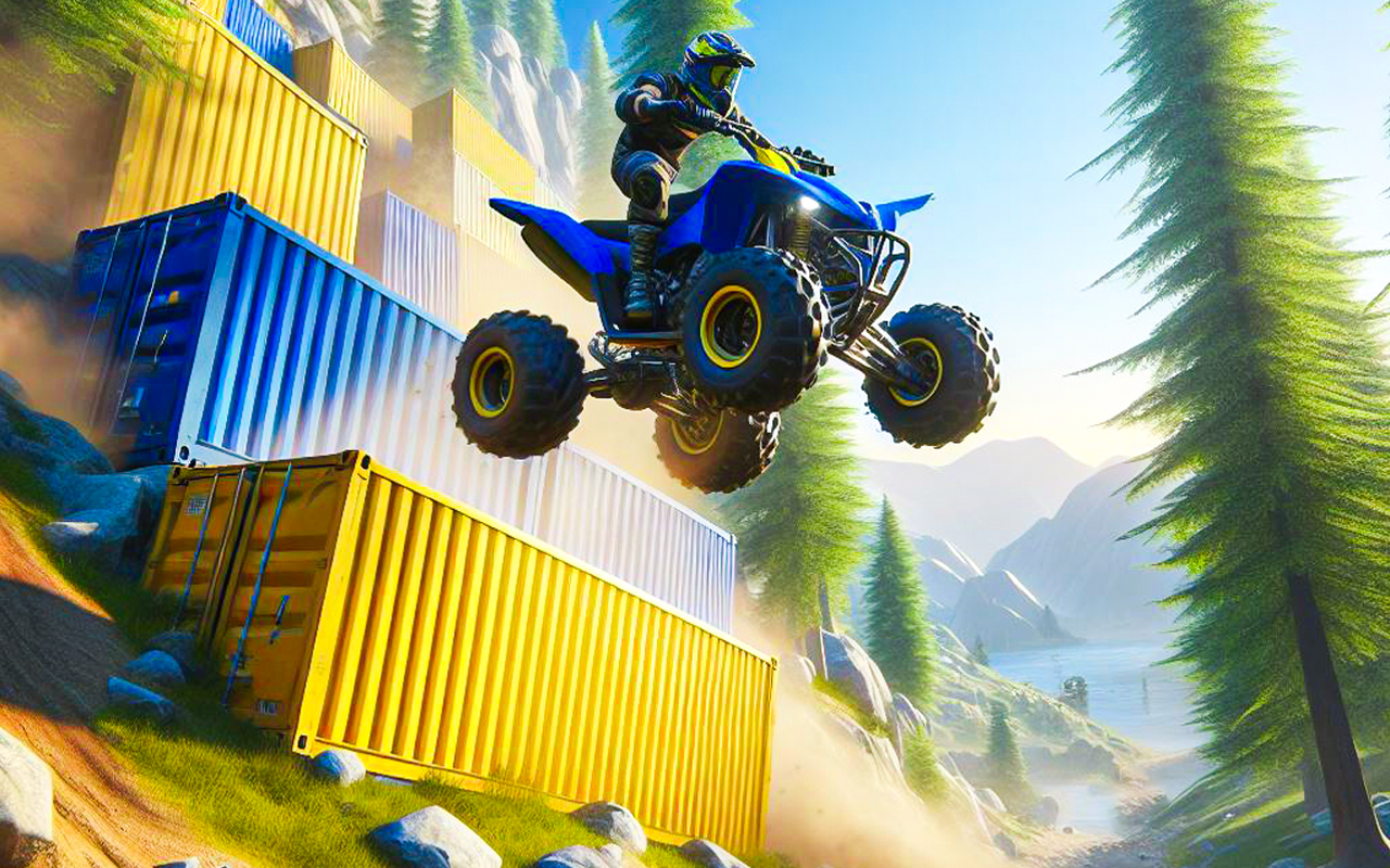 ATV Quad Bike Stunt Race Game ATV Quad Bike Race ATV Offroad ATV Quad ...