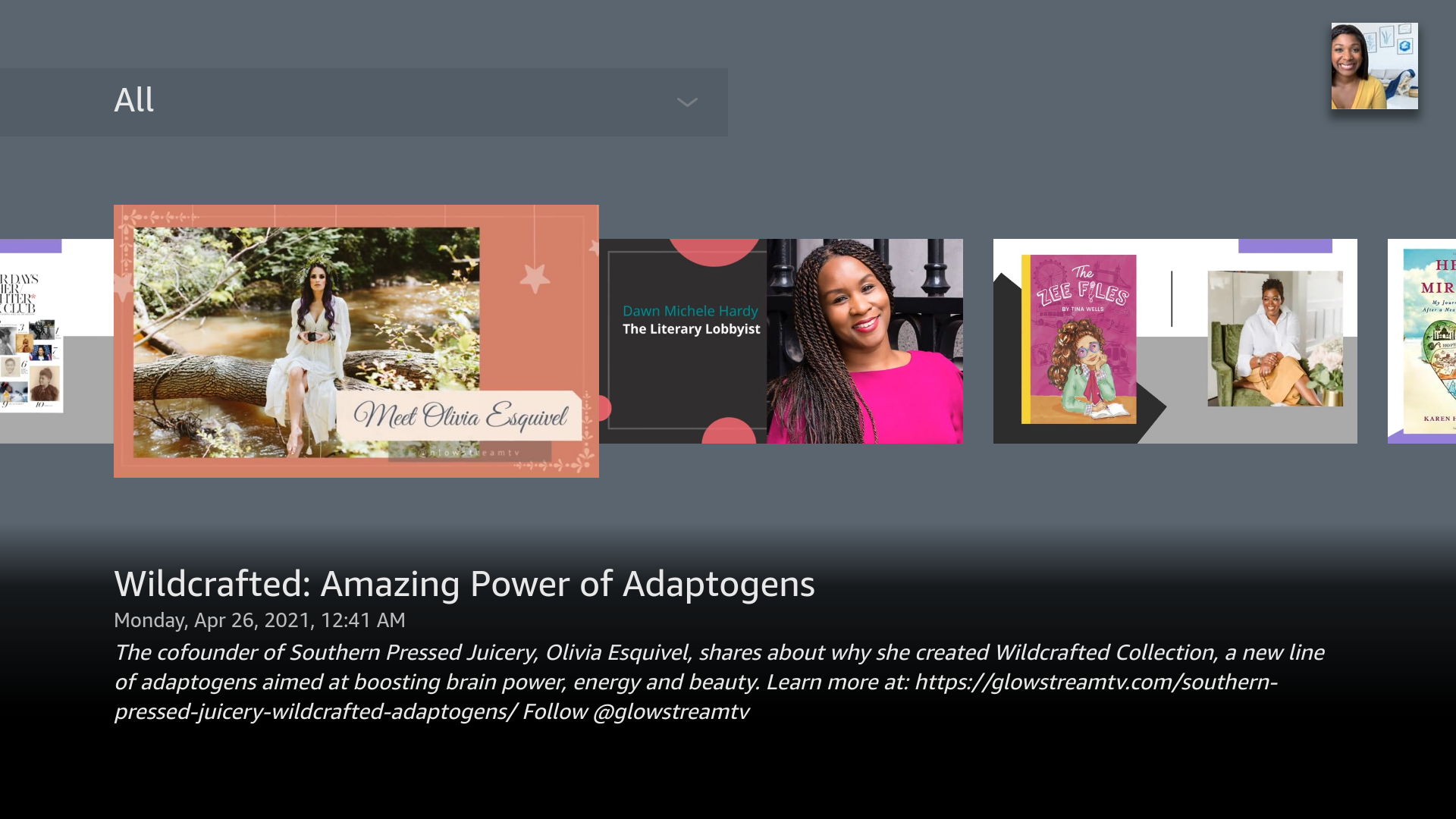 Glow Stream TV - App on Amazon Appstore