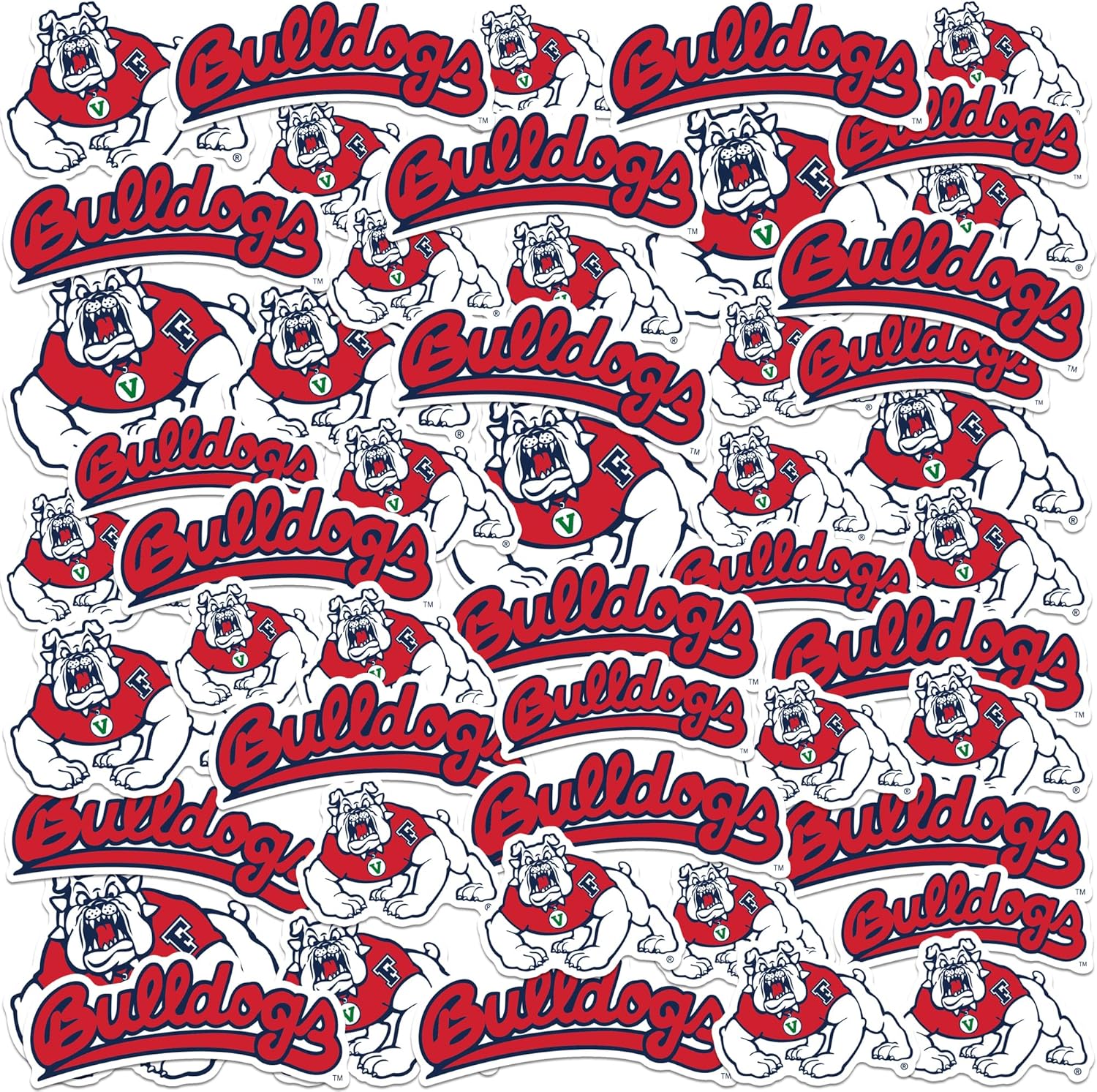Amazon.com: Fresno State University Wordmark Vinyl Sticker Pack – 50 ...