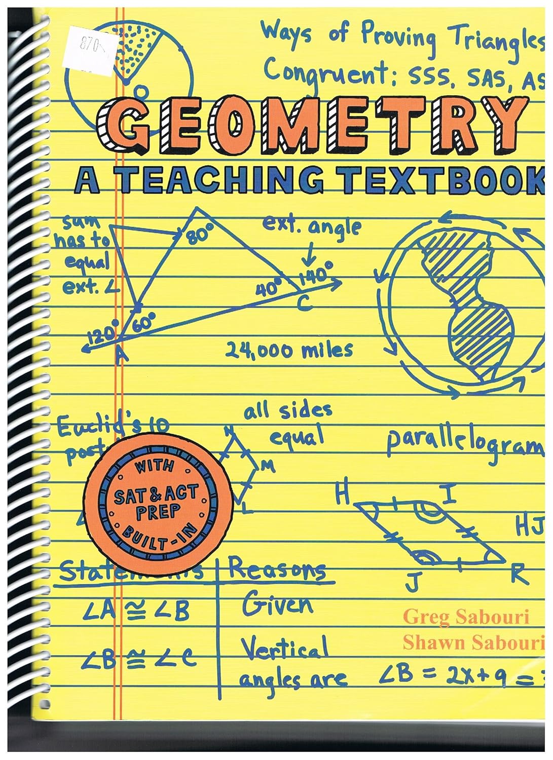Geometry: A Teaching Textbook (Ways of Proving Triangles, Congruent ...