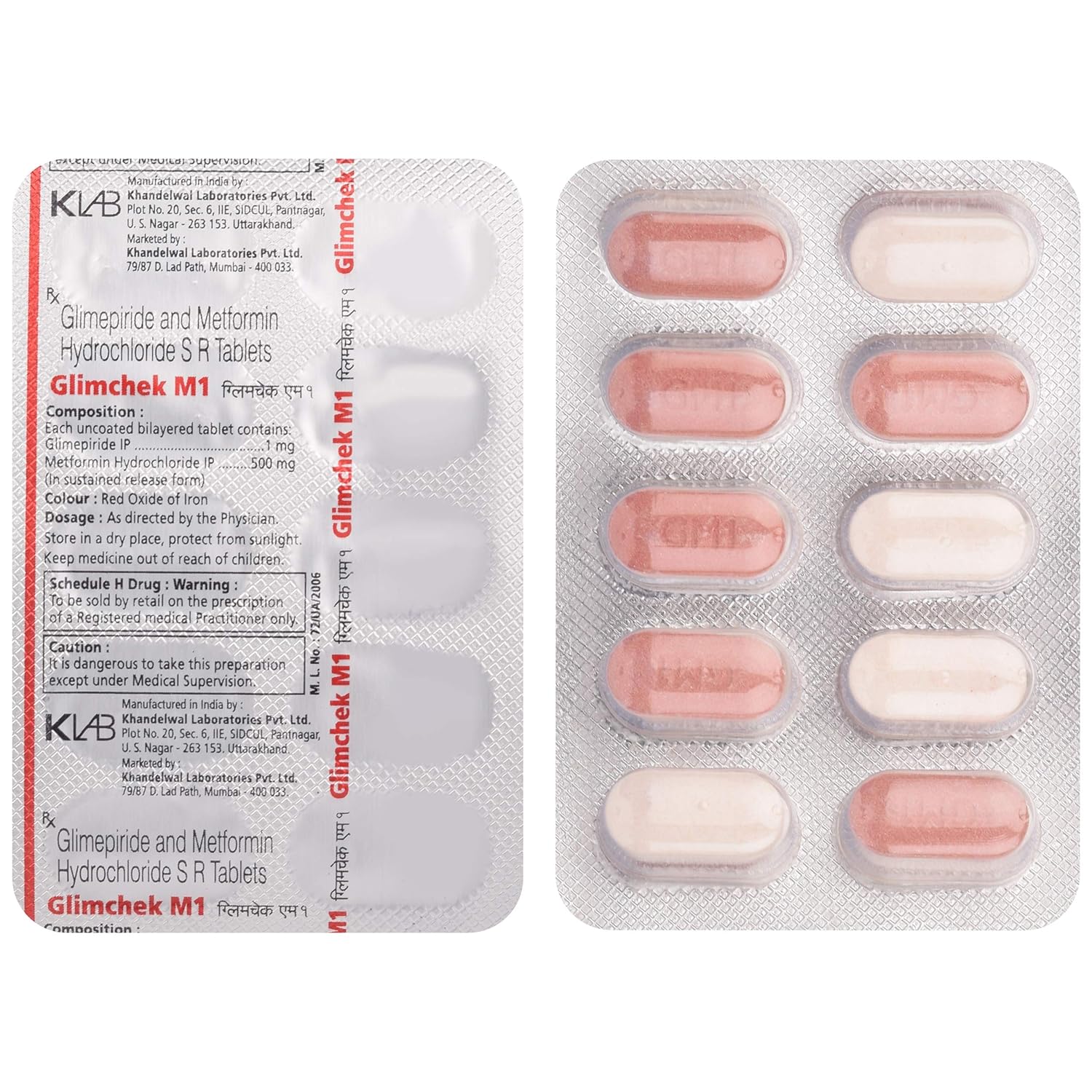 Glimchek M1 - Strip of 10 Tablets : Amazon.in: Health & Personal Care