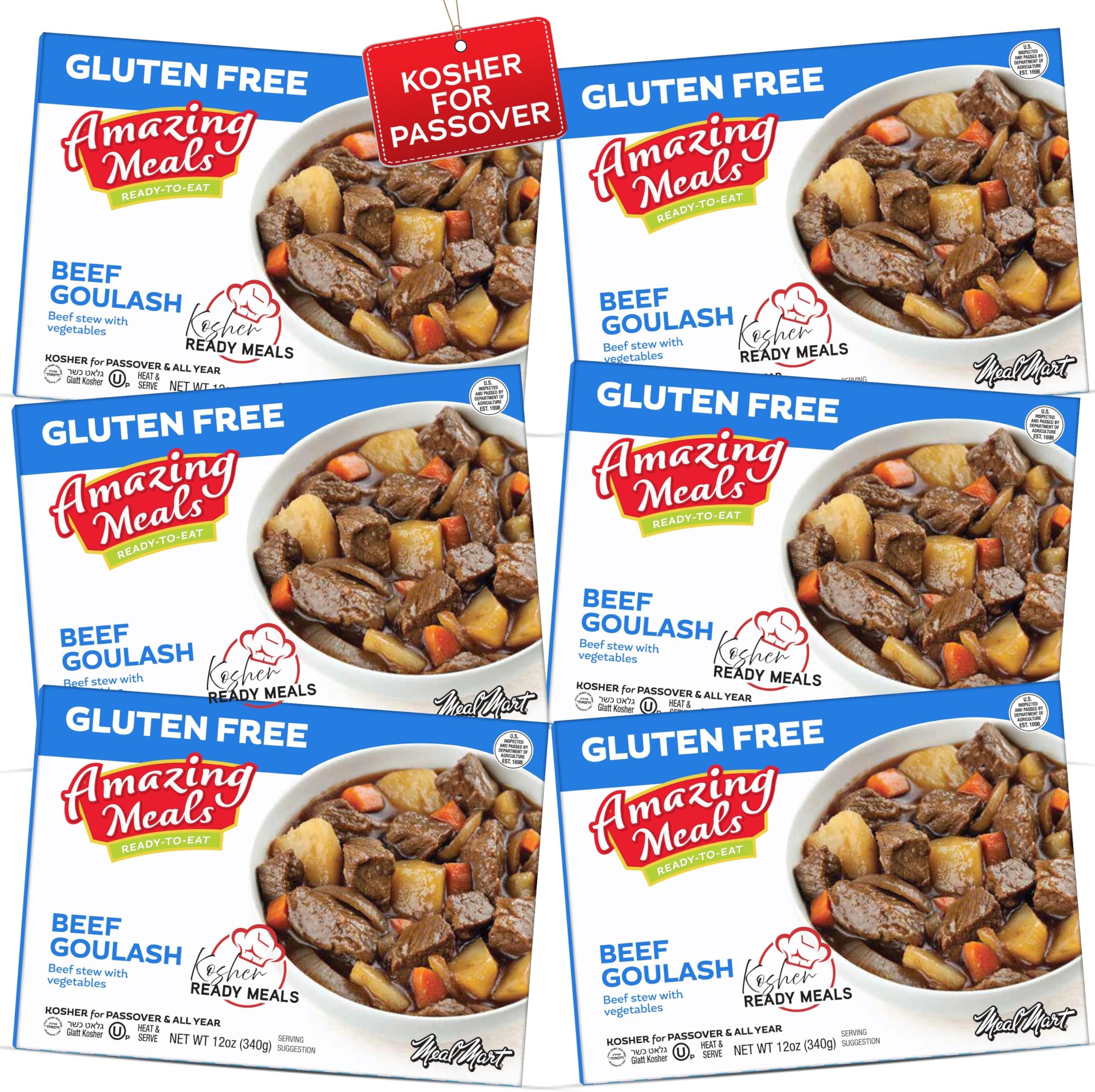 Amazon.com: KJ Meals - Kosher for Passover Beef Goulash Stew with ...