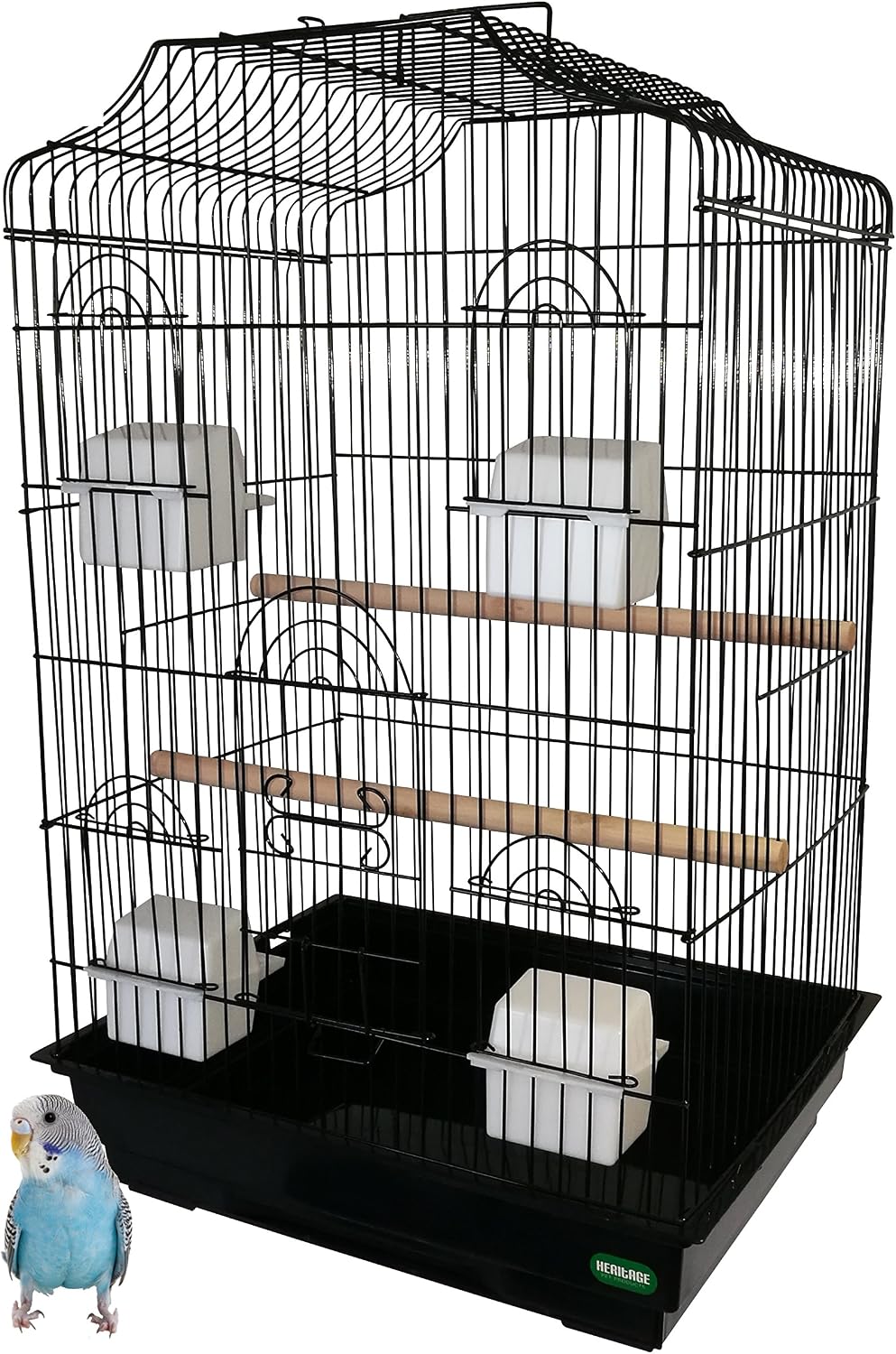Heritage Cages 5019 Richmond Large Bird Cage Budgie Finch Canary 47 x ...