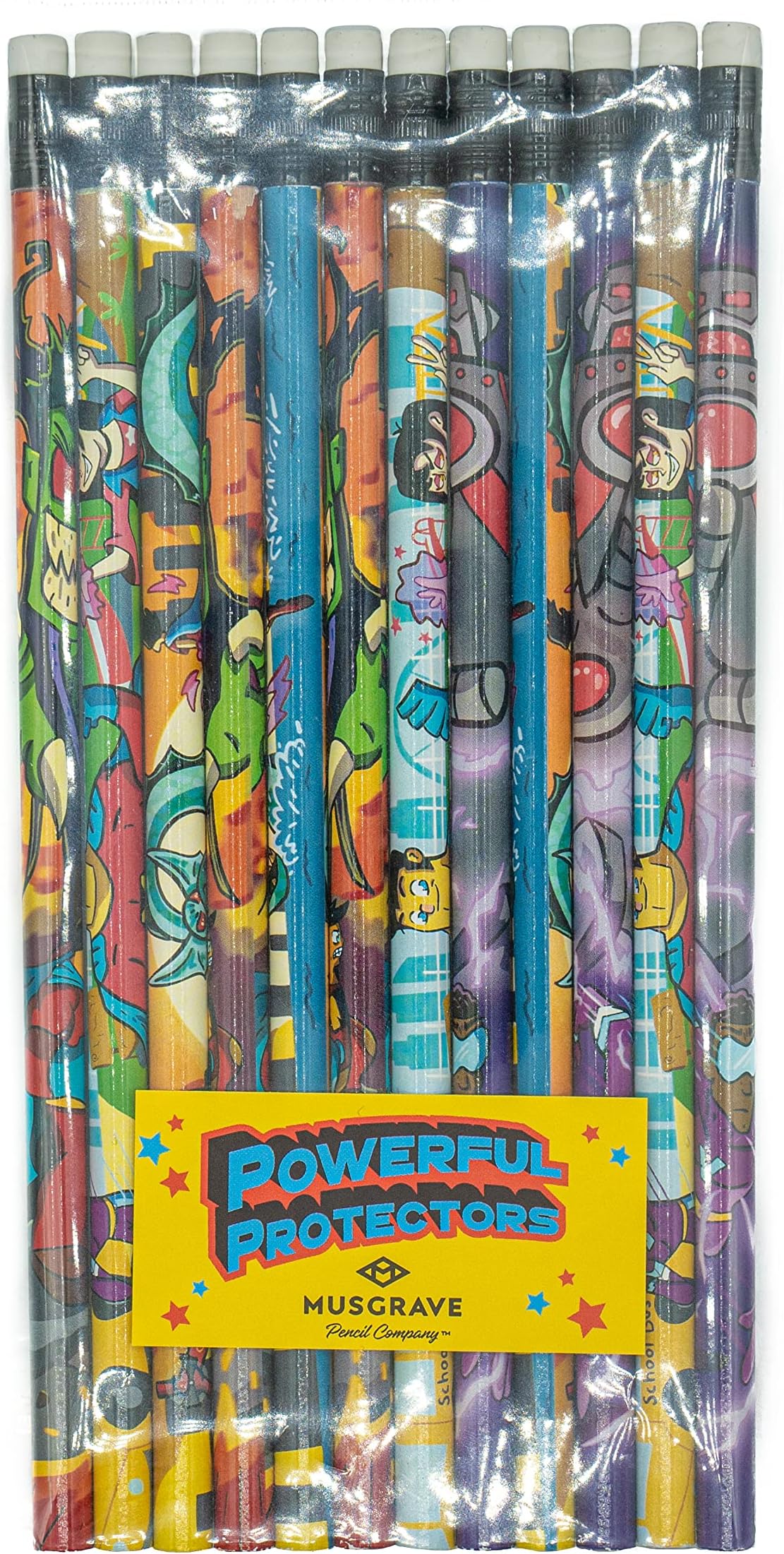 Amazon.com: 12-Piece Avengers Pencils, Multicolored : Toys & Games