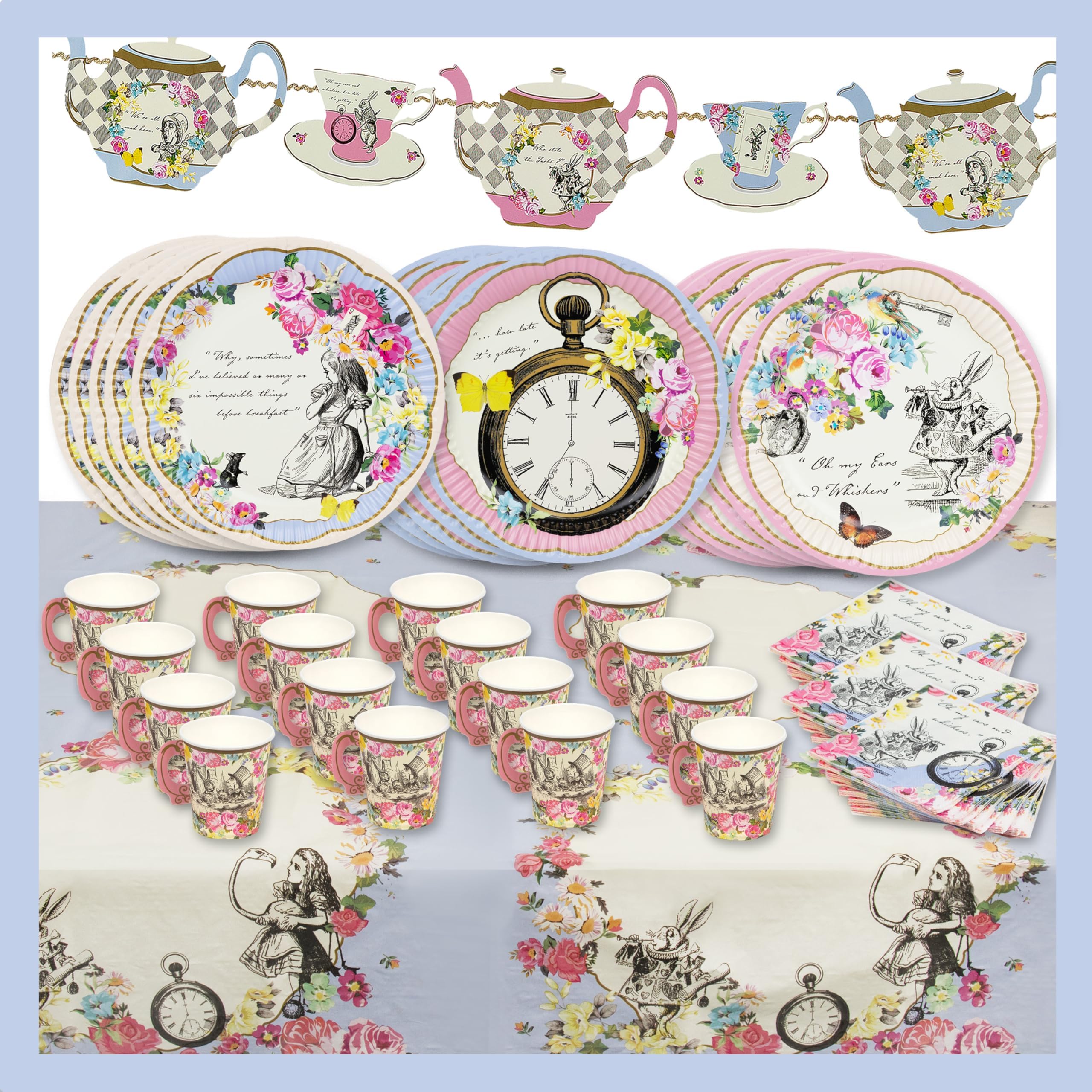 Amazon.com: Alice in Wonderland Party Decorations For Mother's Day ...