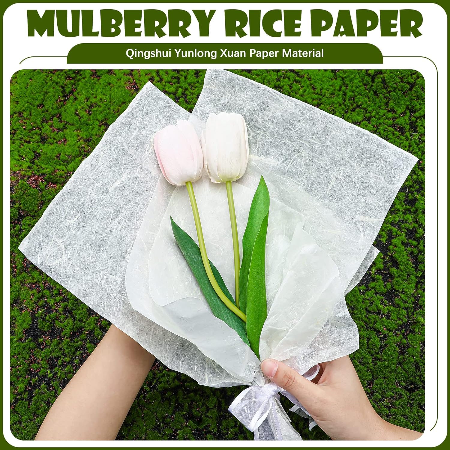 A4 Mulberry Paper Sheets Natural Fiber Rice Paper Handmade Decoupage ...