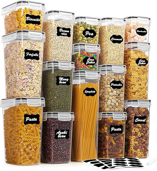 Amazon.com: Vtopmart Airtight Food Storage Containers Set with Lids ...