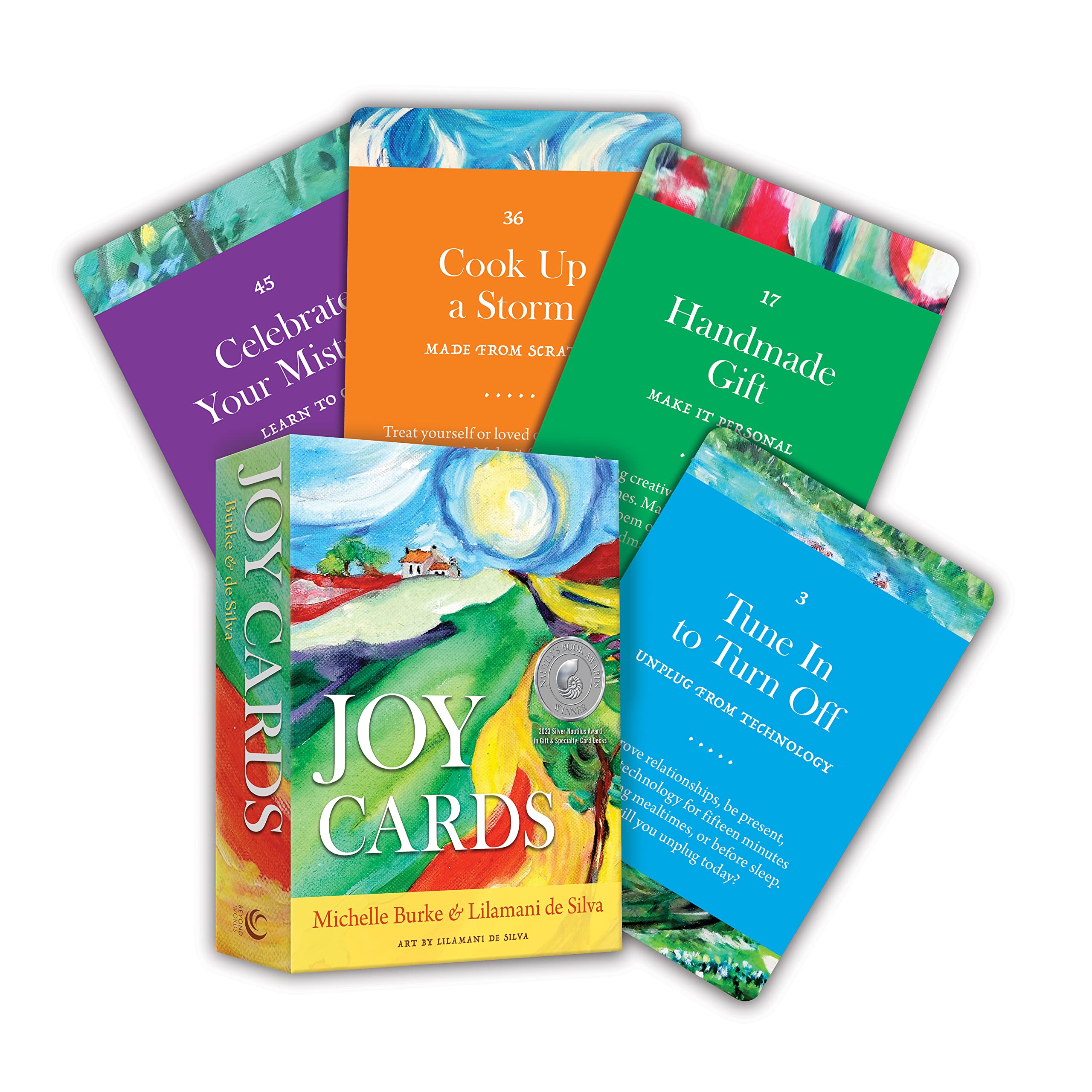 Joy Cards: A 48-Card Deck and Guidebook: Burke, Michelle, de Silva ...