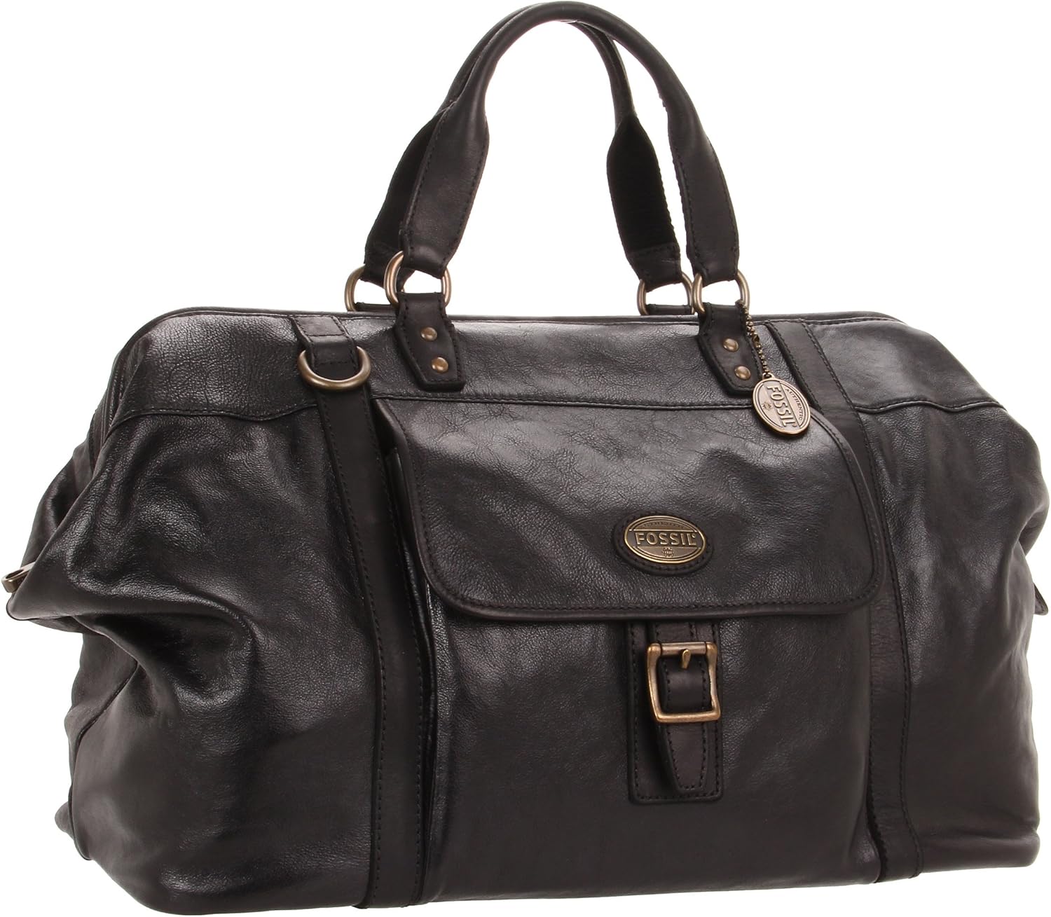 Amazon.com: Fossil Estate Duffle, Black : Clothing, Shoes & Jewelry