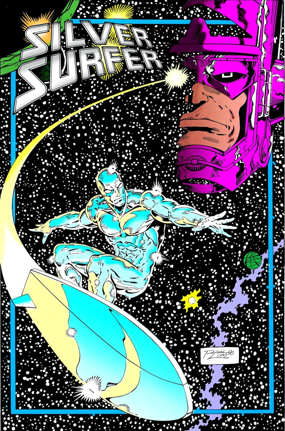 SILVER SURFER: RETURN TO THE SPACEWAYS OMNIBUS RON LIM COVER: Byrne ...