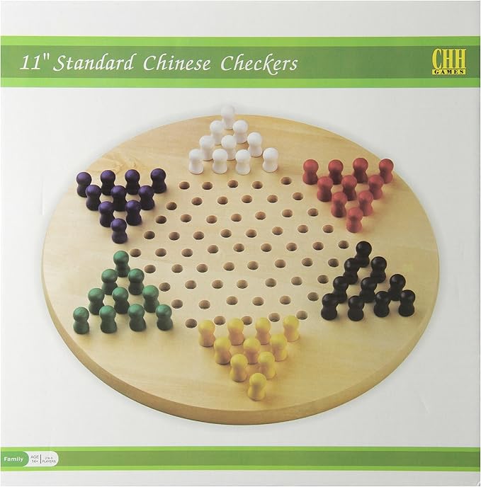 Amazon.com: CHH 11" Standard Chinese Checkers : Toys & Games