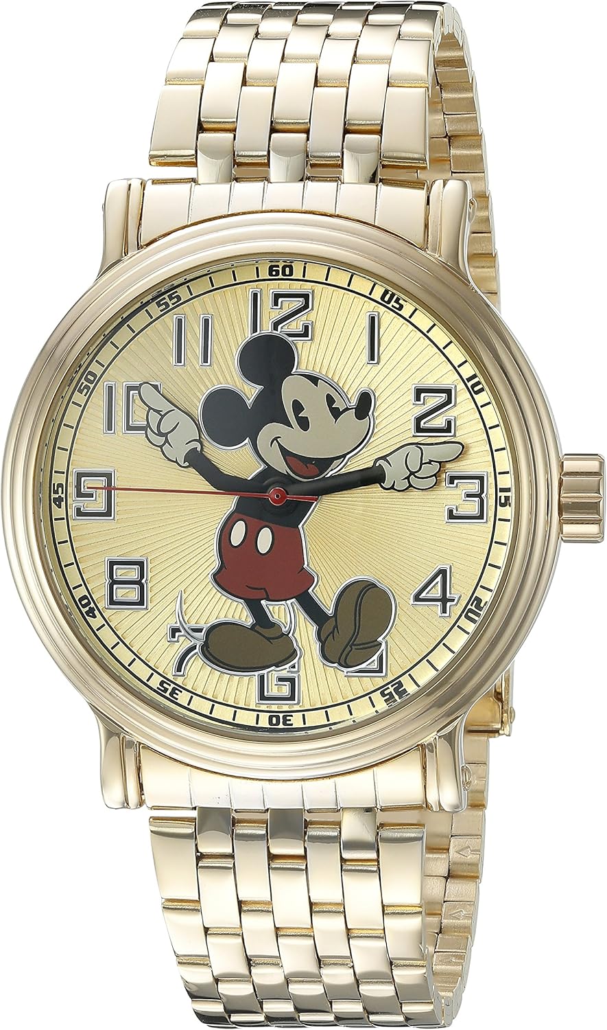 Amazon.com: Disney Mickey Mouse Men's W002413 Mickey Mouse Analog ...