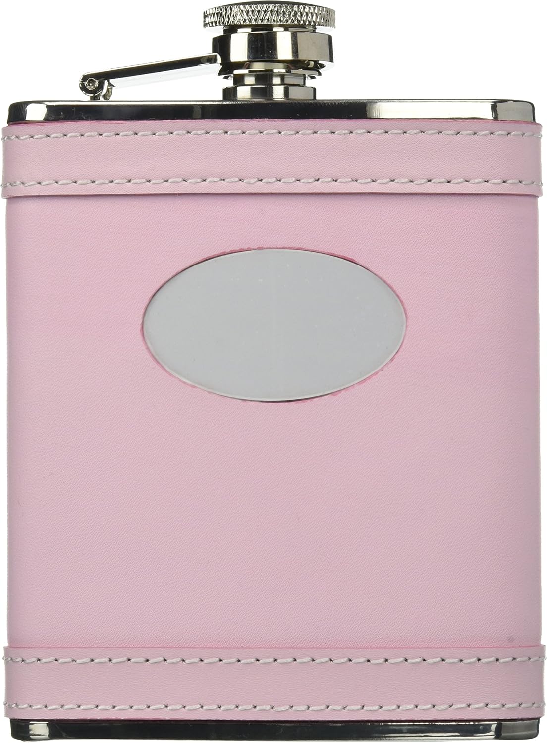 Amazon.com | Visol Pink Leather Flask for Women, 6-Ounce: Decorative ...