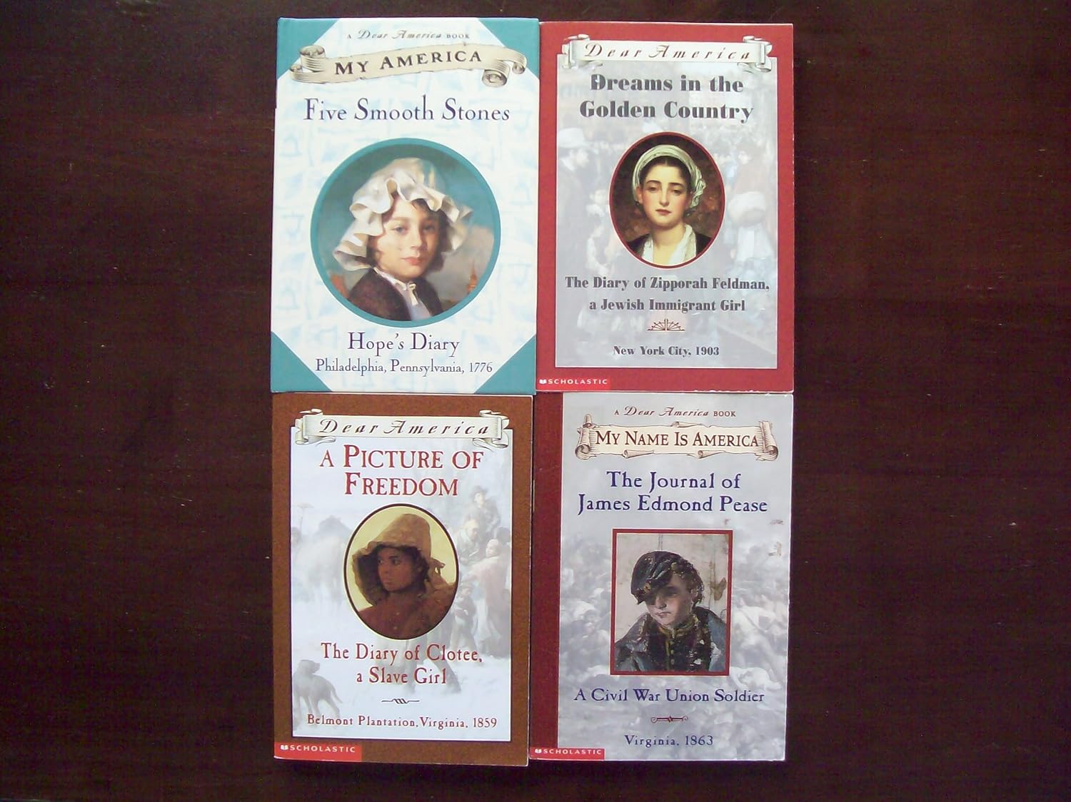 Dear America Series; Set of 4 Young Adult Chapter Books: Jim Murphy ...