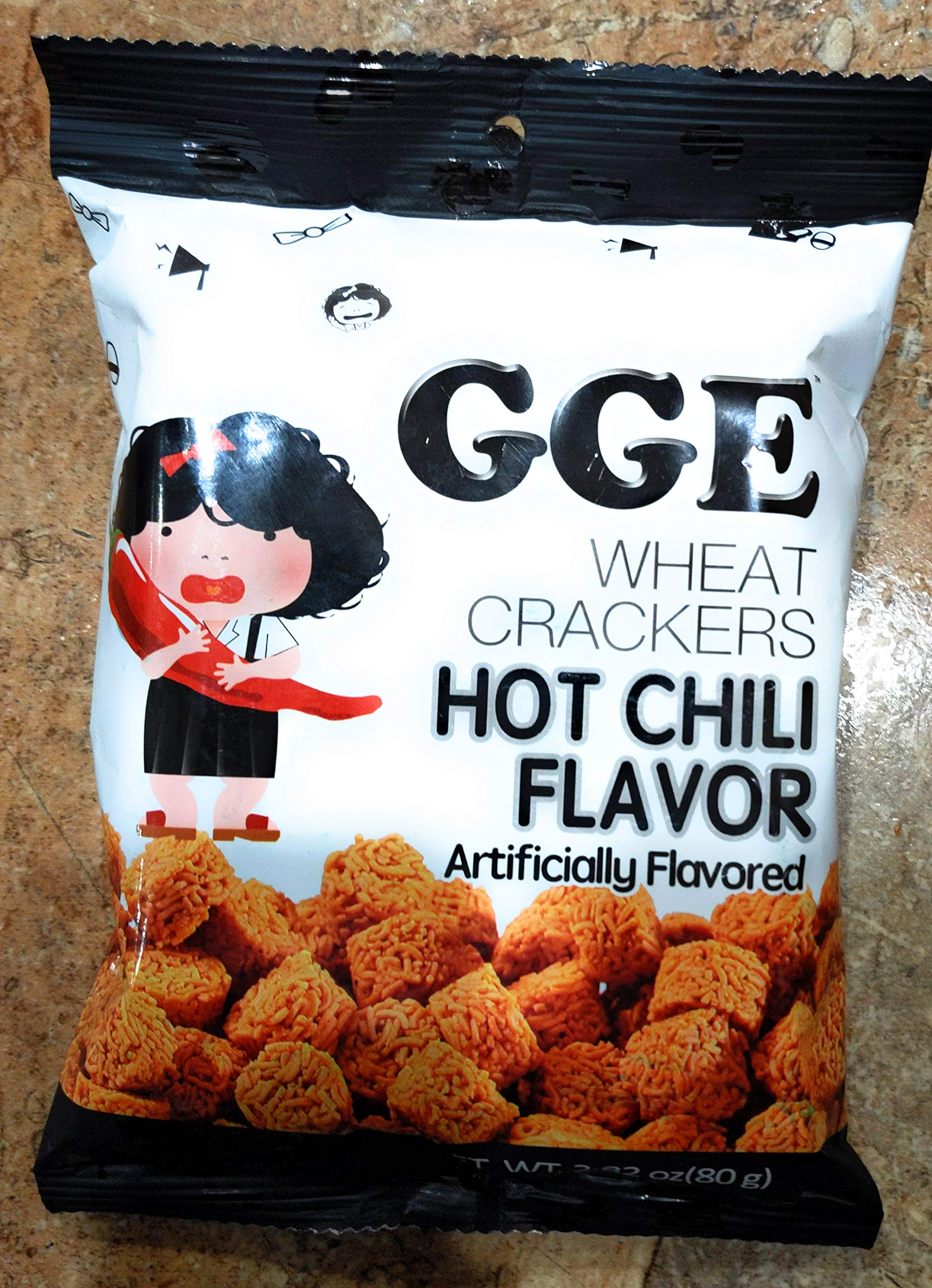 Amazon.com: GGE Wheat Crackers Hot Chili Flavor 2.82 oz (Pack of 5 ...
