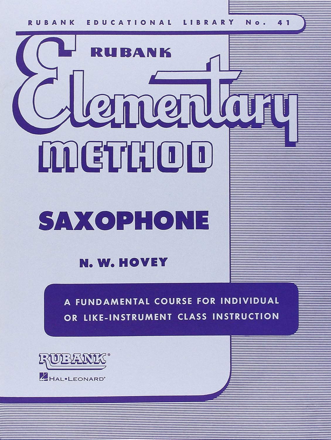 Amazon.com: Rubank Elementary Method - Saxophone (Rubank Educational ...