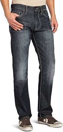 Amazon.com: Union Jeans Men's Seattle Slim Fit Denim, Steel Vintage ...