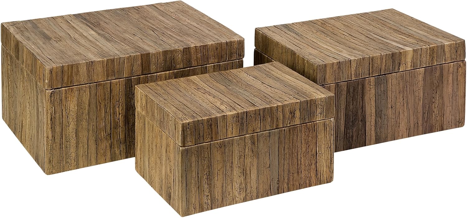 Amazon.com: IMAX 69100-3 Havana Storage Boxes : Home & Kitchen