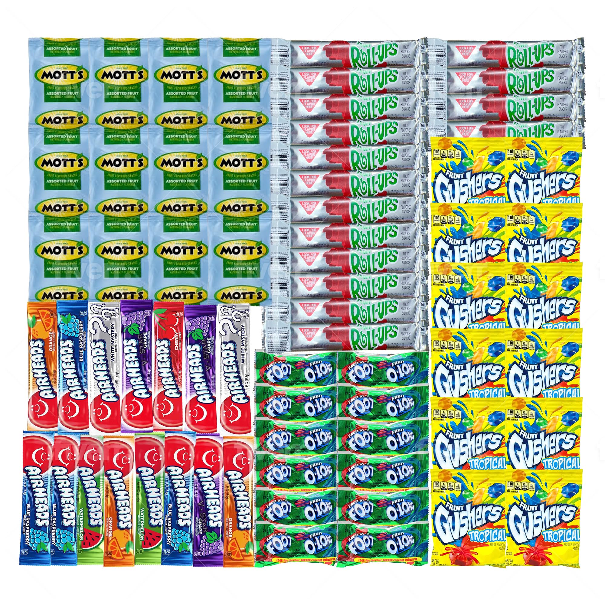 The Ultimate Assorted Fruit Snack Candy Variety Pack 65 Individually ...