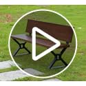 Amazon.com: BOTAOYIYI Bench Legs 16 Inch Triangle Metal Chair Base Legs ...