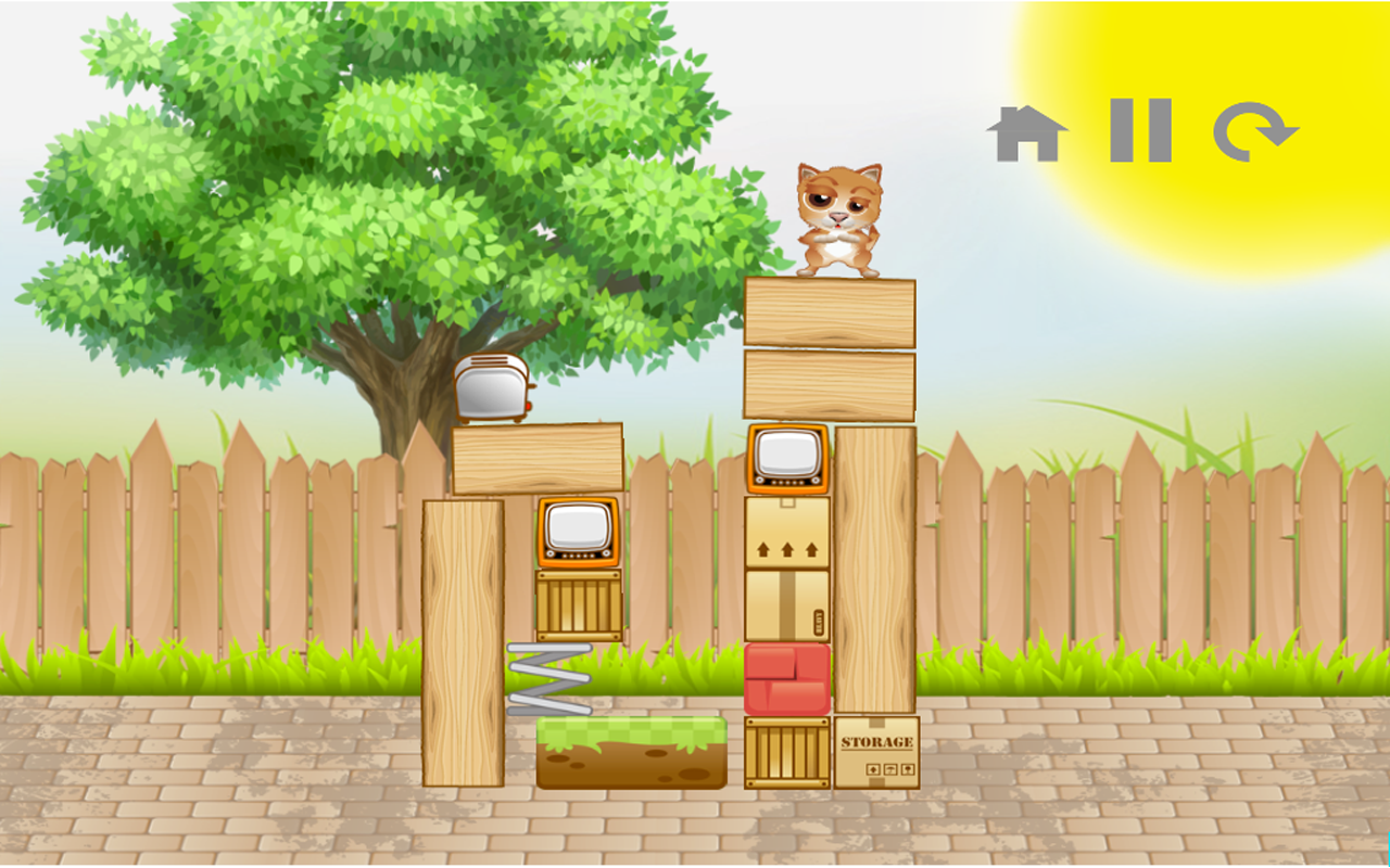 Kitty Cat Drop Rescue Physics Puzzle Logic Game - App on Amazon Appstore
